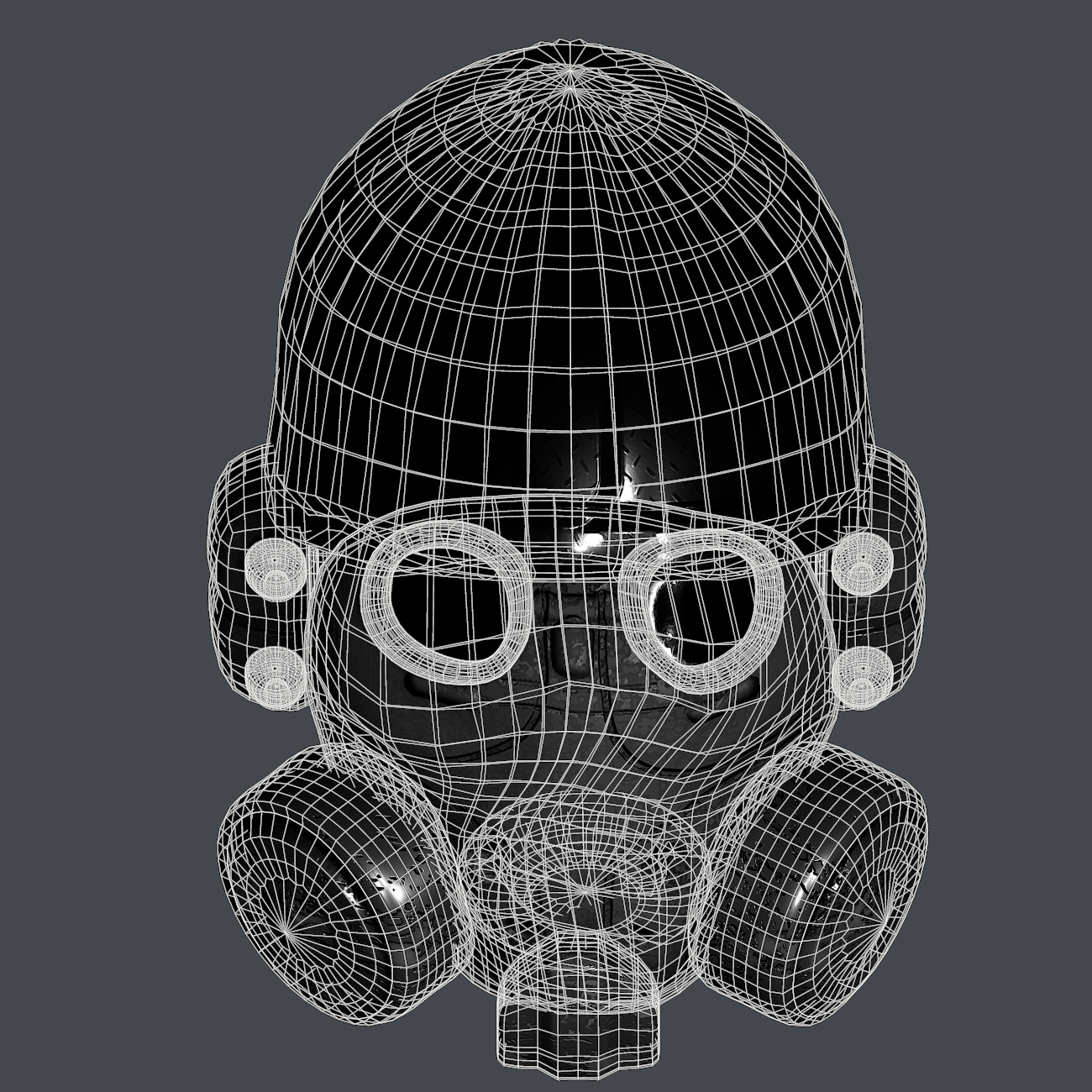 3D gas mask - TurboSquid 1688216