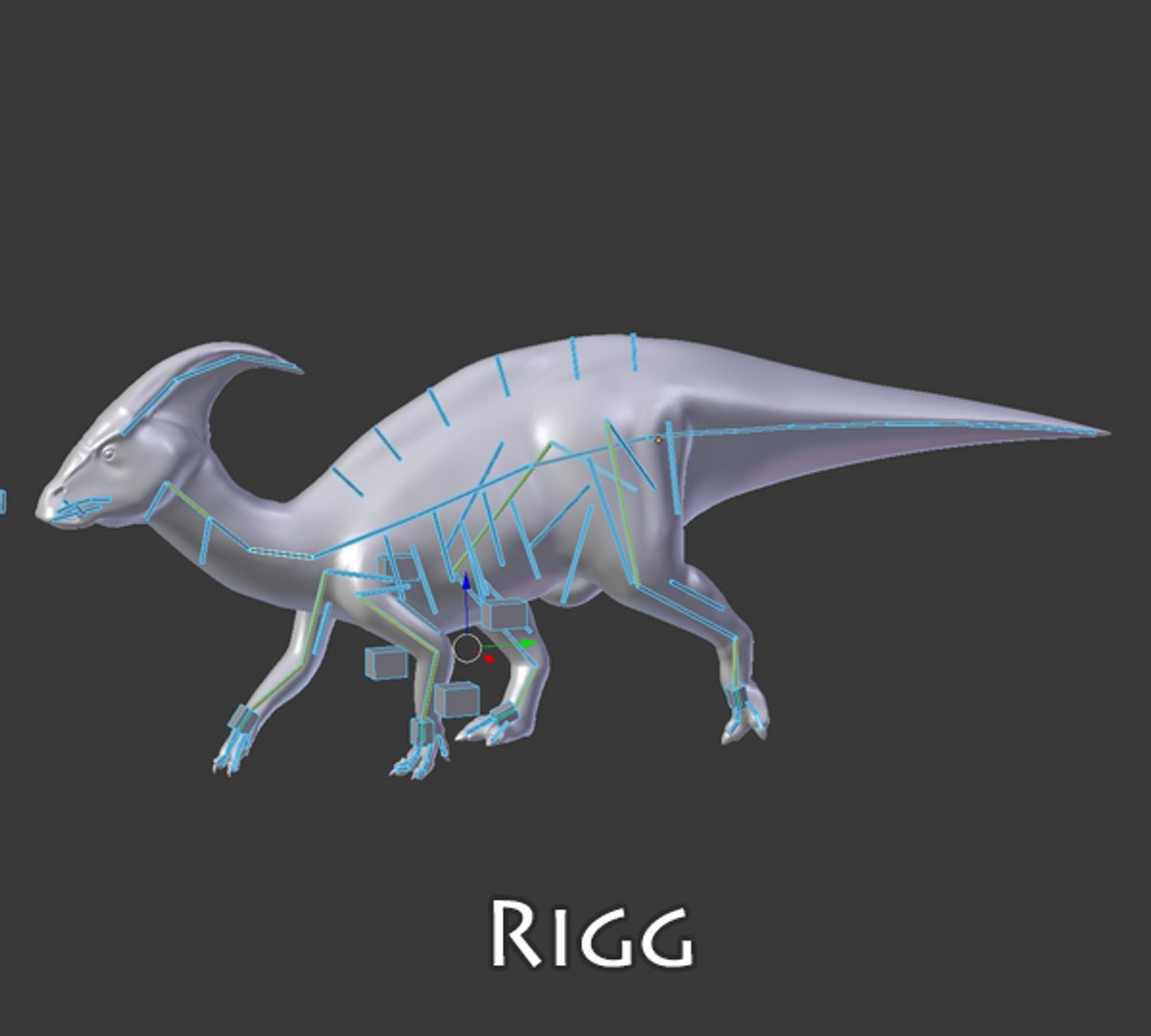 Parasaurolophus Parasaur 3d Blend