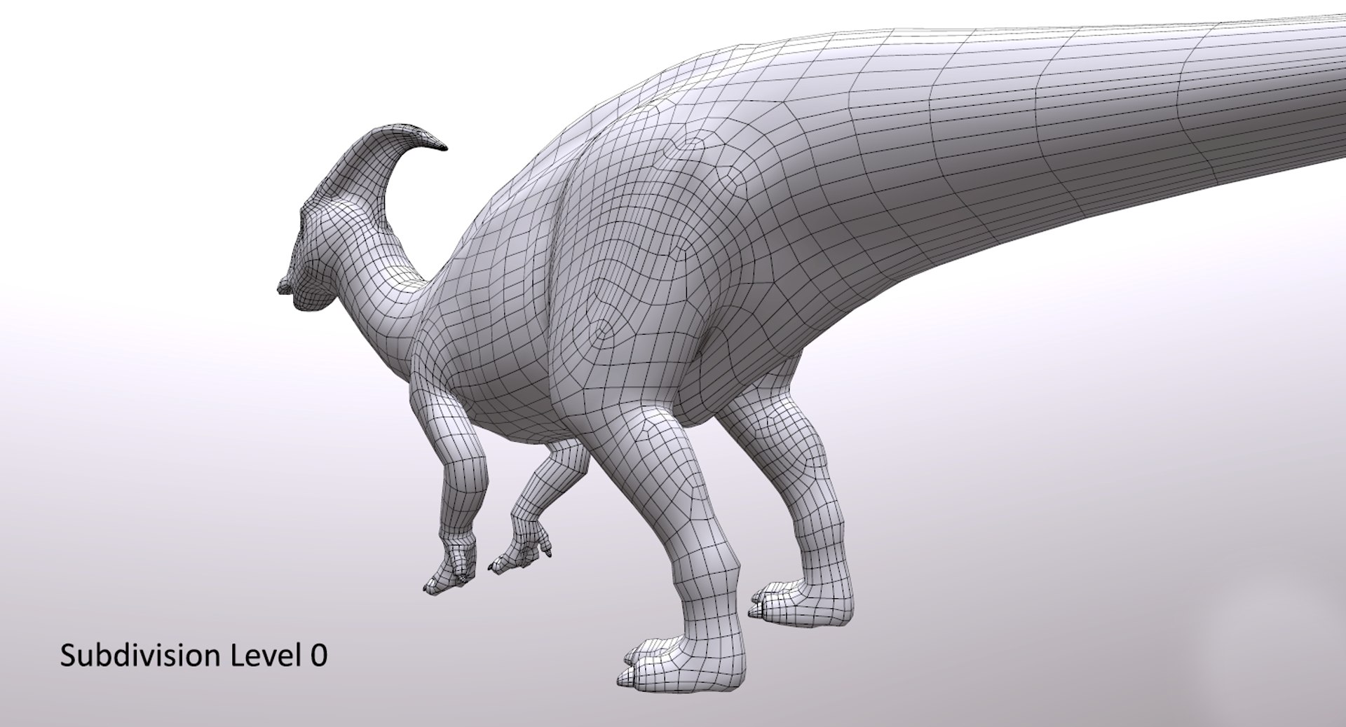 Parasaurolophus Parasaur 3d Blend