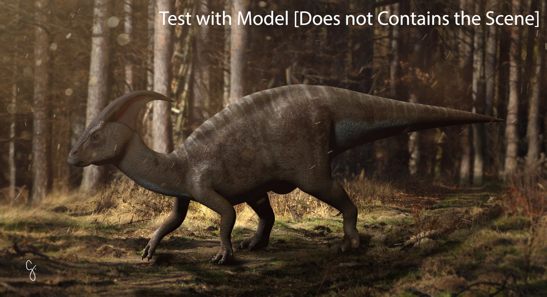 Parasaurolophus Parasaur 3d Blend