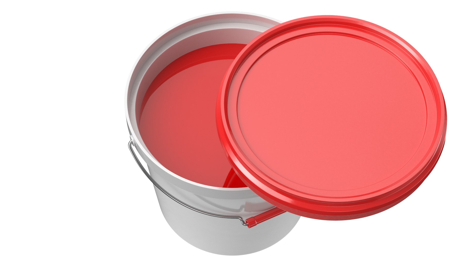3D Detailed Paint Bucket - TurboSquid 2085206