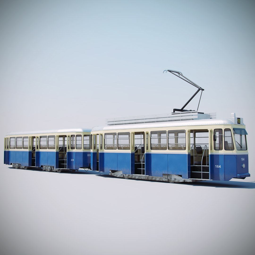 Tmk 101 Tram 3d Model