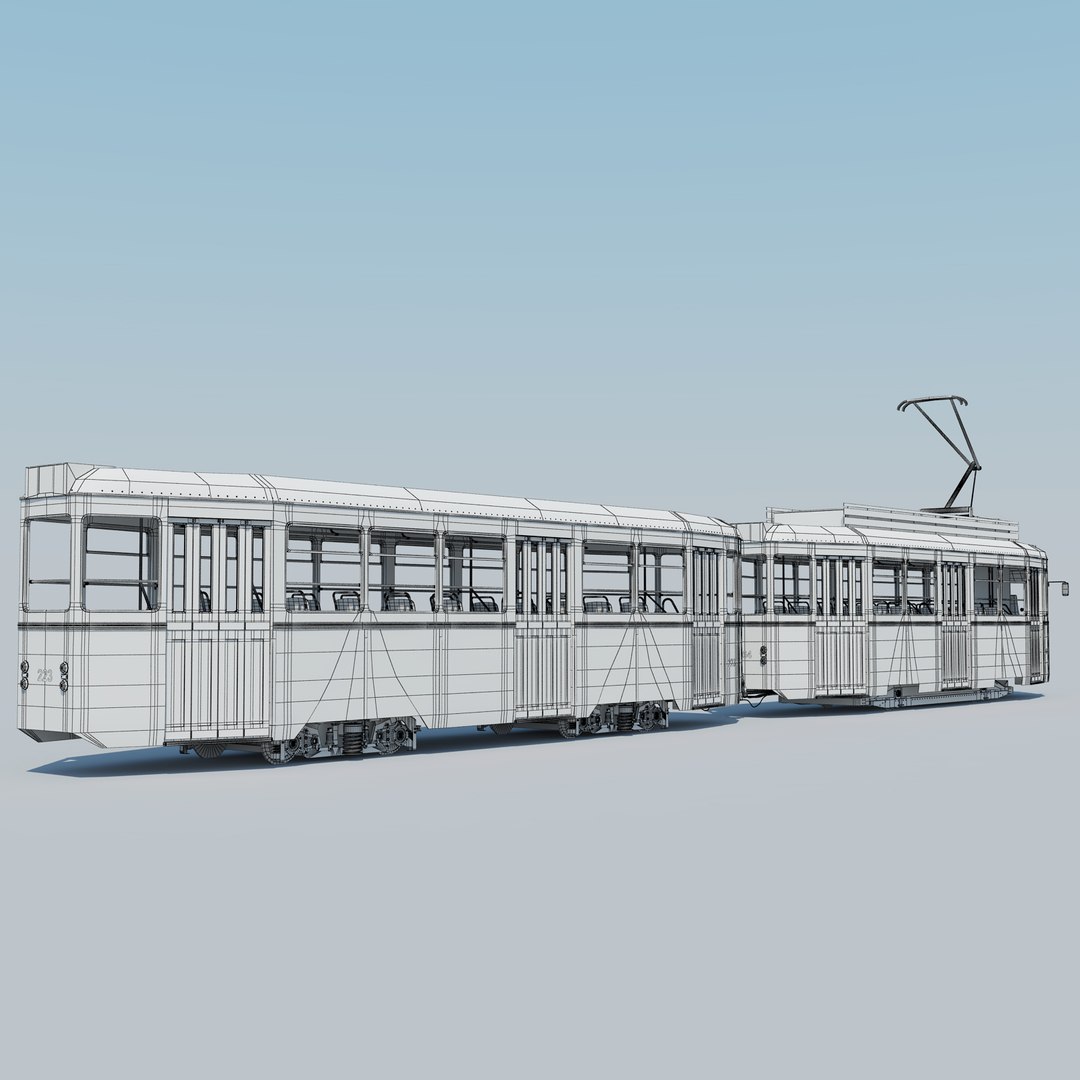 tmk 101 tram 3d model