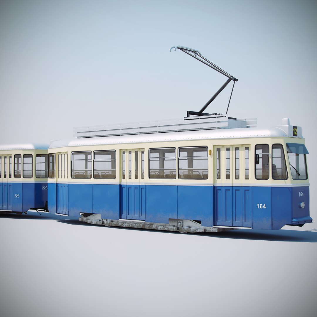 Tmk 101 Tram 3d Model