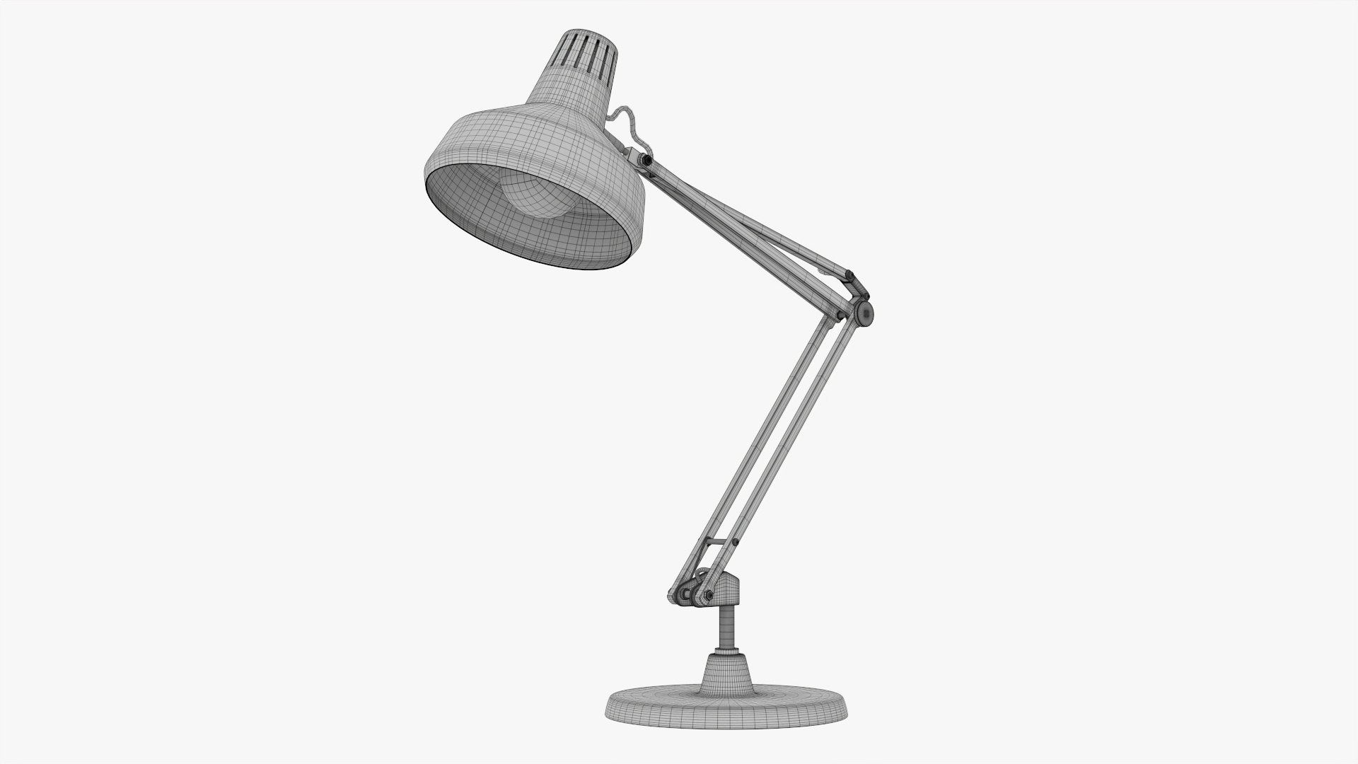 Adjustable arm desk lamp 3D model - TurboSquid 1756730