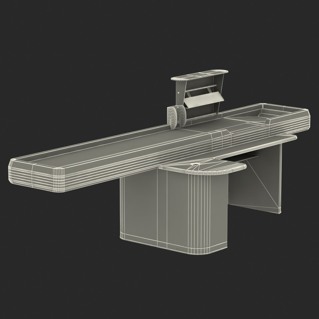 Cash Counter 3 3d Model