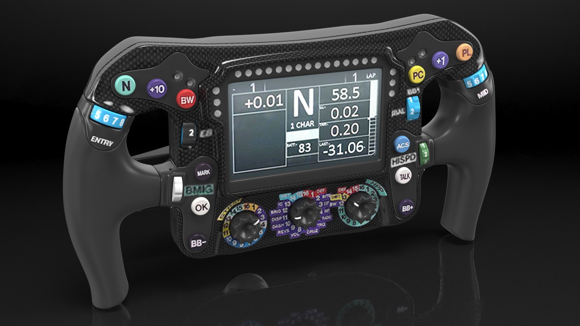 Formula 1 2022 Steering Wheel 3D Model - TurboSquid 1832662