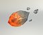 Low-poly Meteorites 3d Model