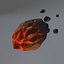 Low-poly Meteorites 3d Model