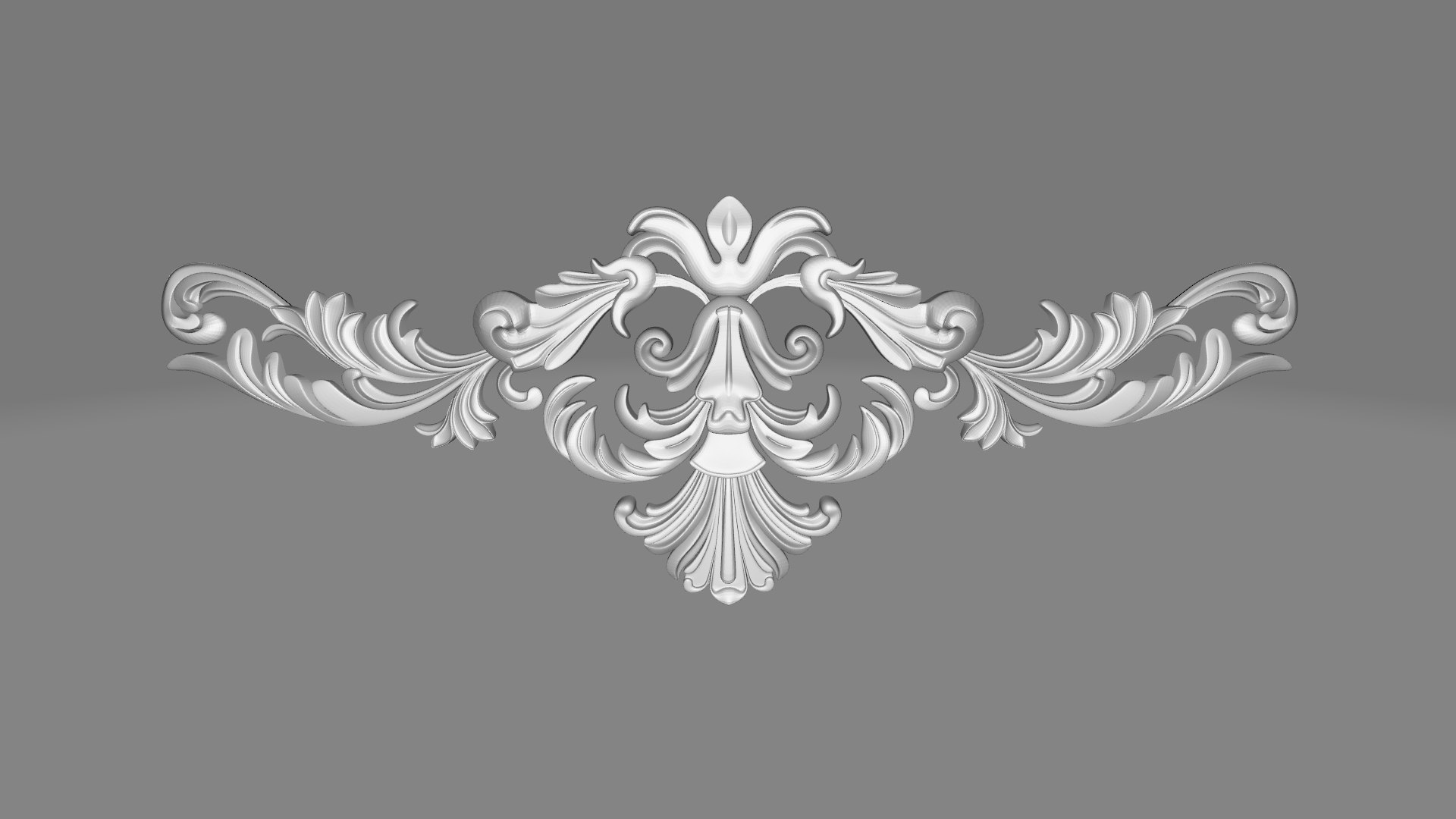 Central pattern 02 3D model - TurboSquid 2012037