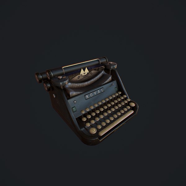 Typewriter 3D Models for Download | TurboSquid