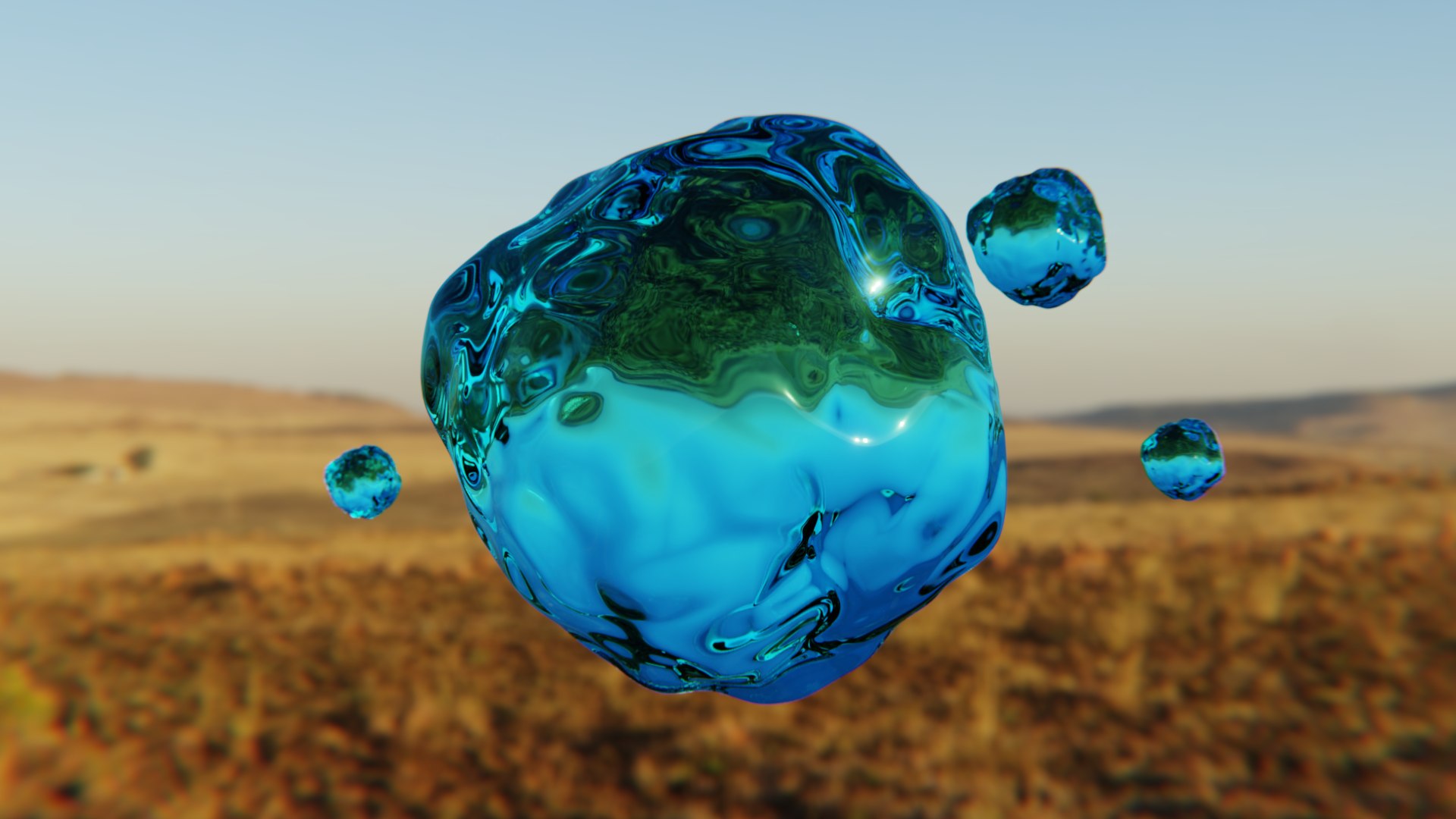 Procedural Ocean Water Model - TurboSquid 2078395