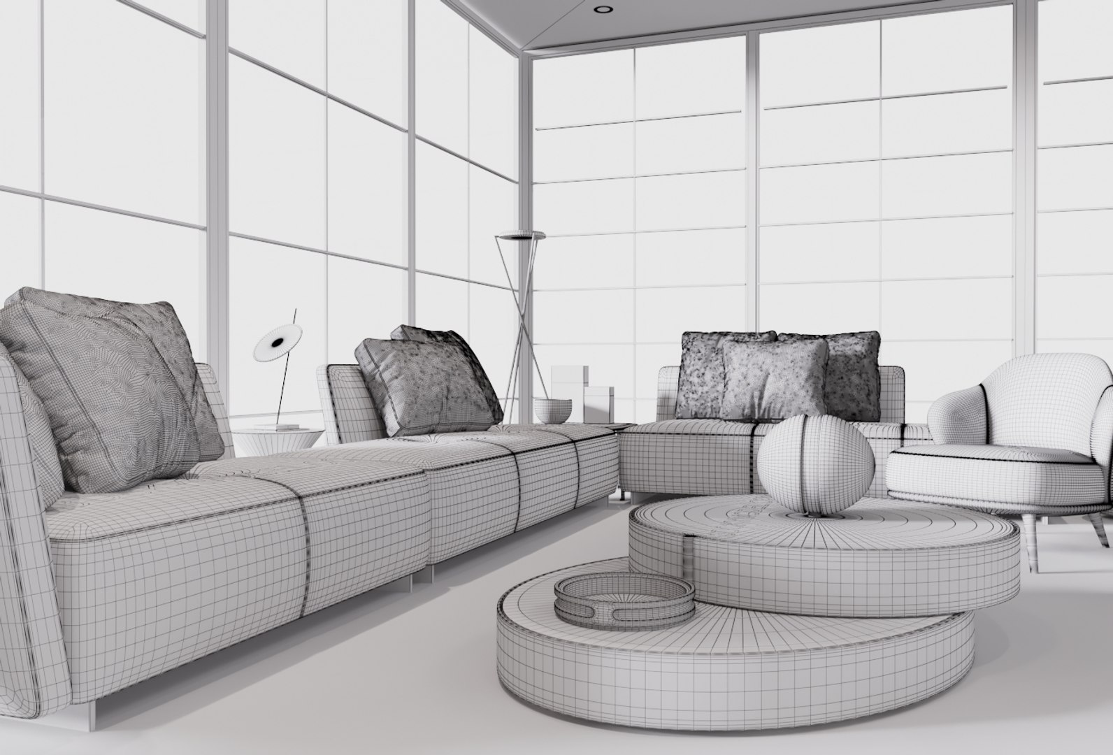 Apartment interior scene 3D model - TurboSquid 1459183