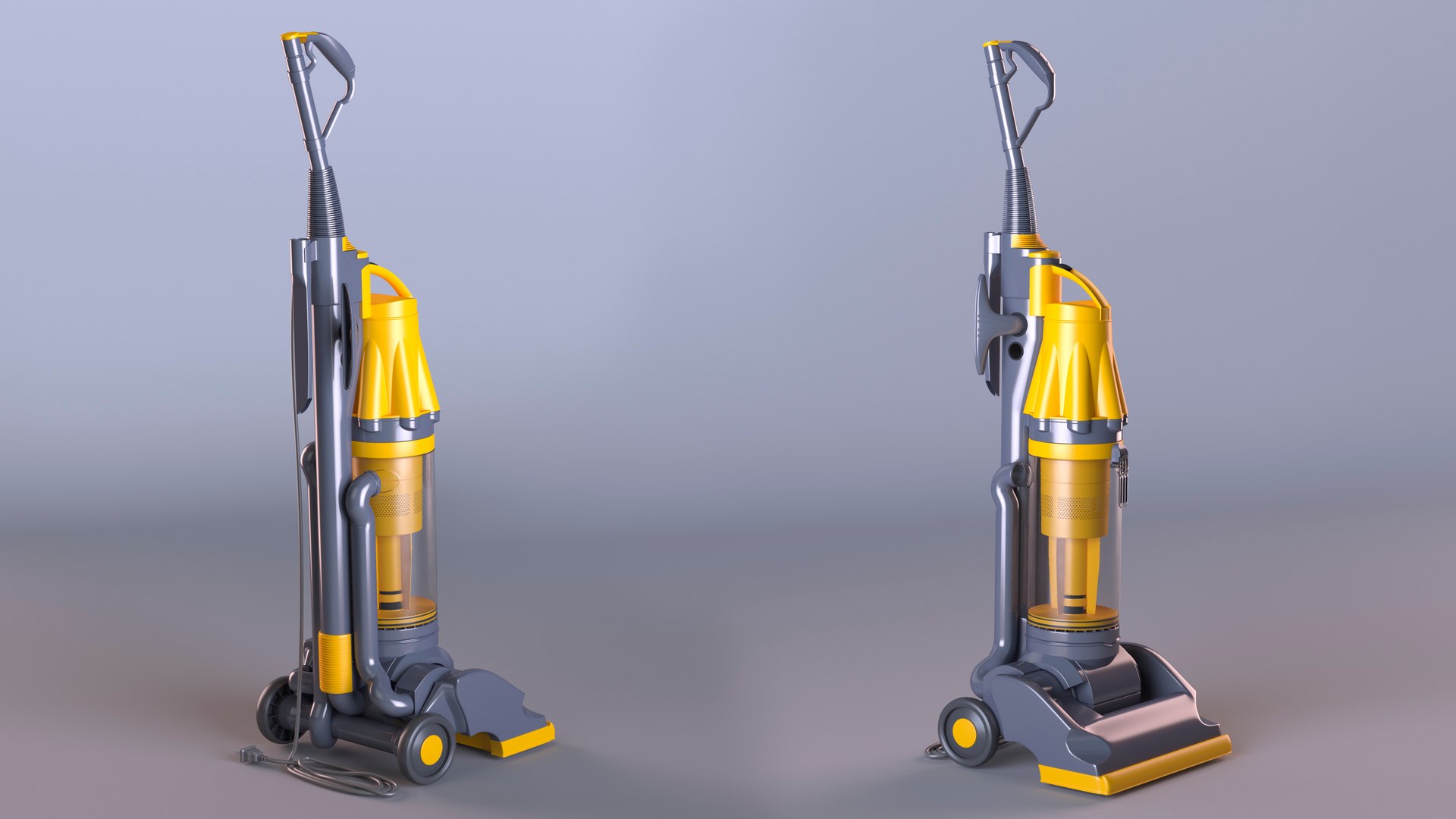 3D Upright Vacuum Cleaner Model - TurboSquid 2129023