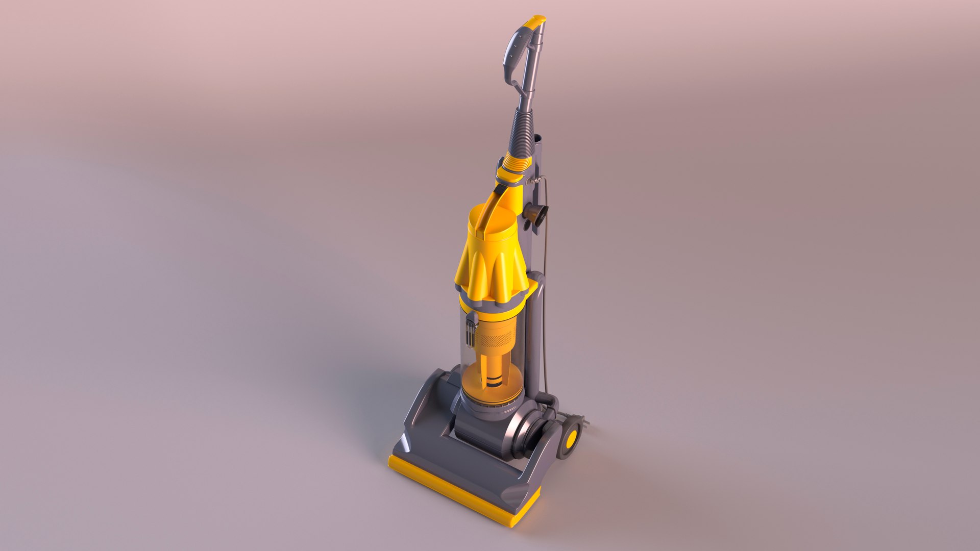 3D Upright Vacuum Cleaner Model - TurboSquid 2129023
