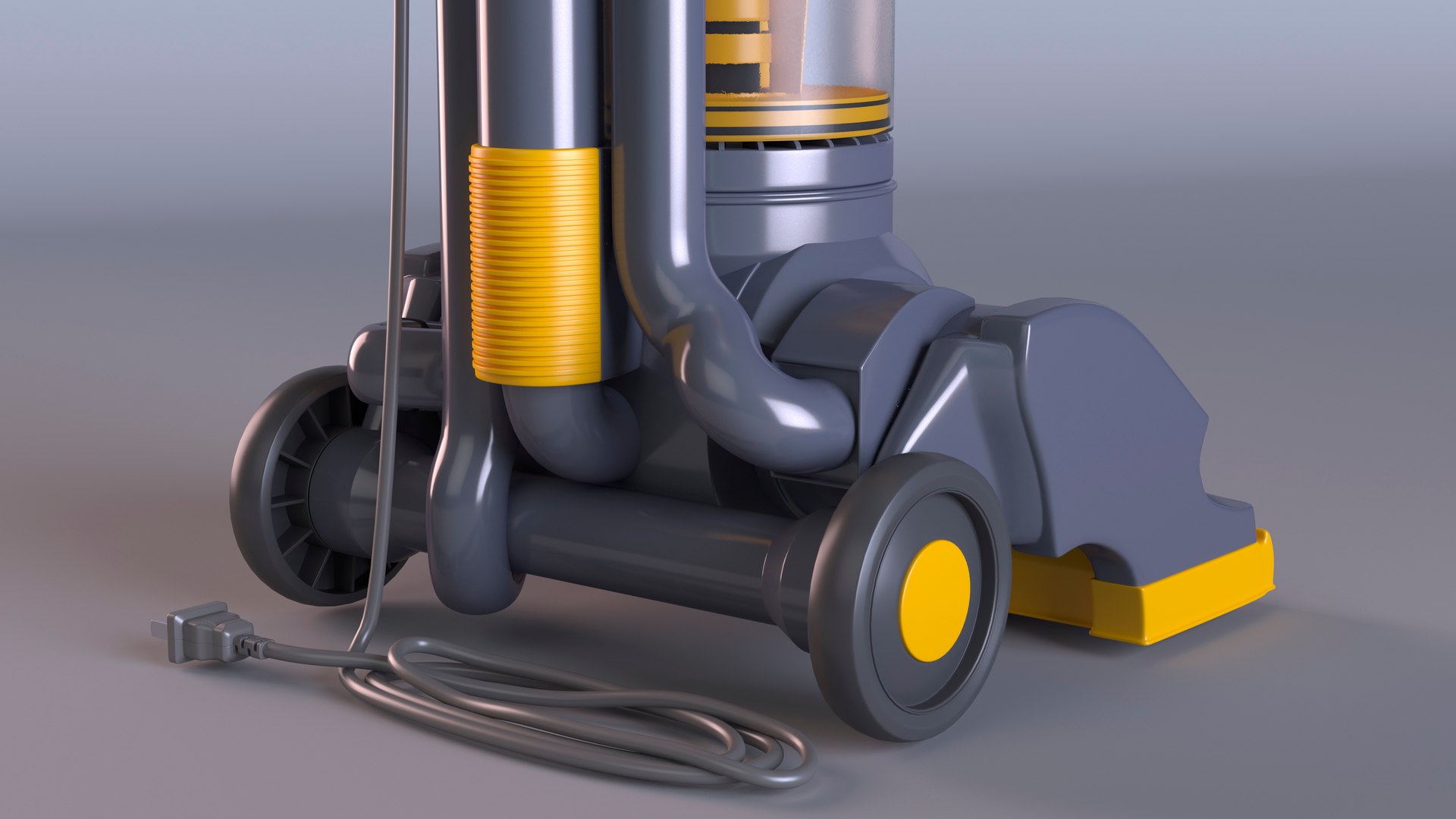 3D Upright Vacuum Cleaner Model - TurboSquid 2129023
