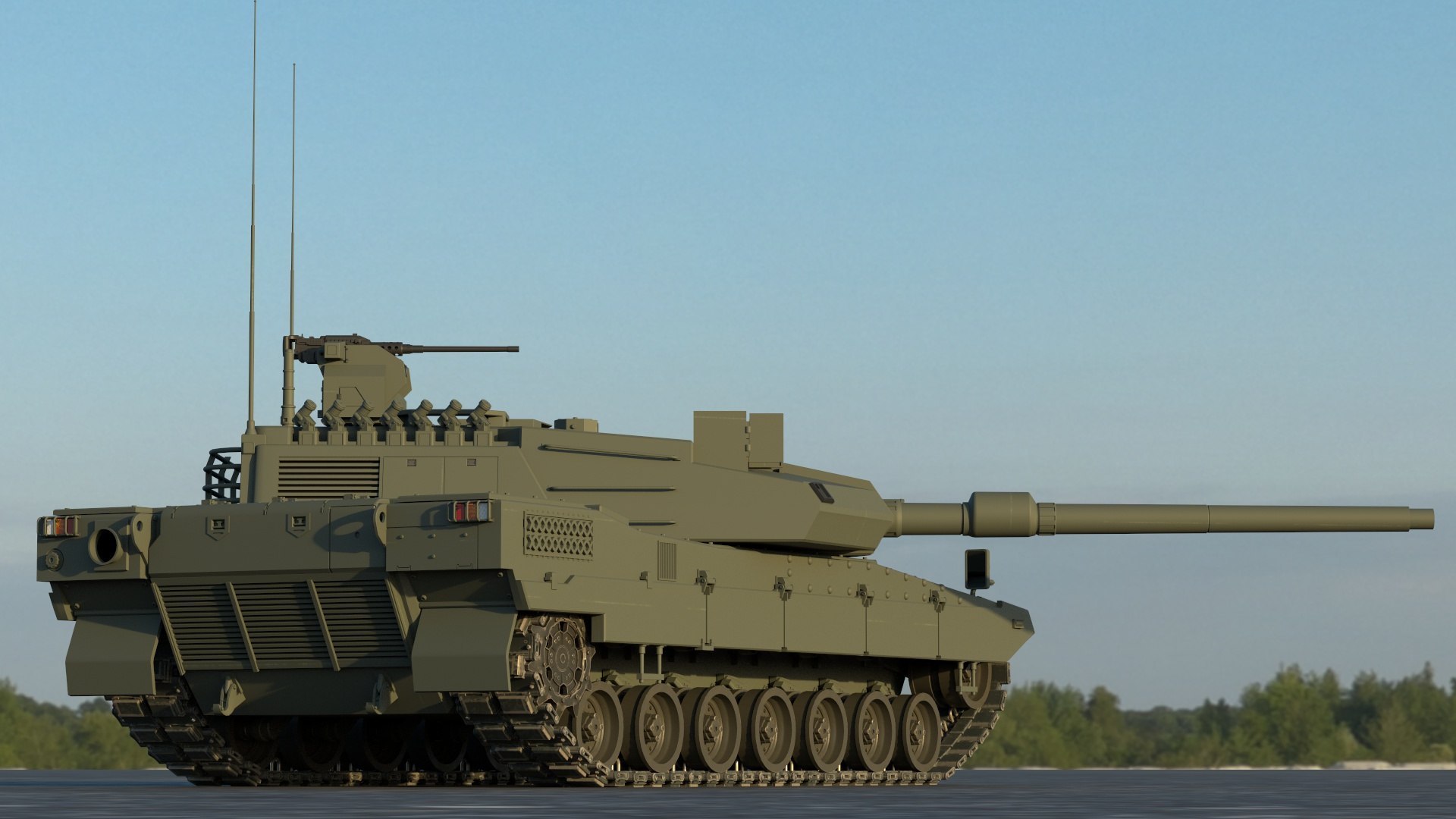 3D Altay War Tank - TurboSquid 1468667