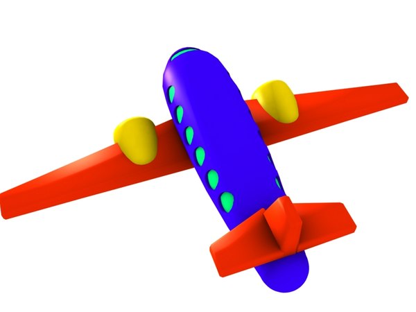 3ds max plane plane toy