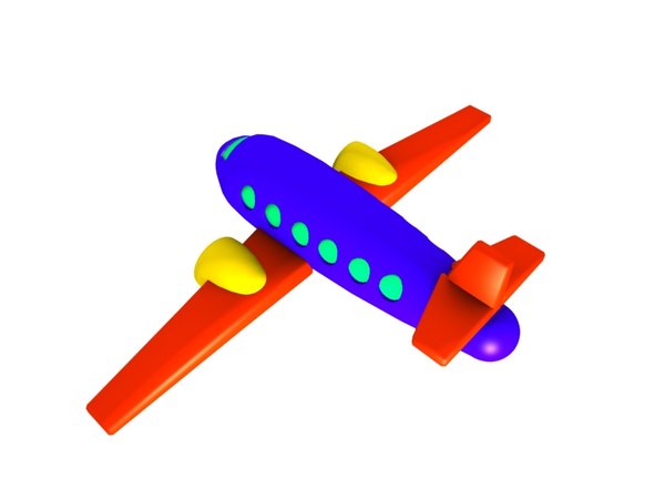 3ds max plane plane toy