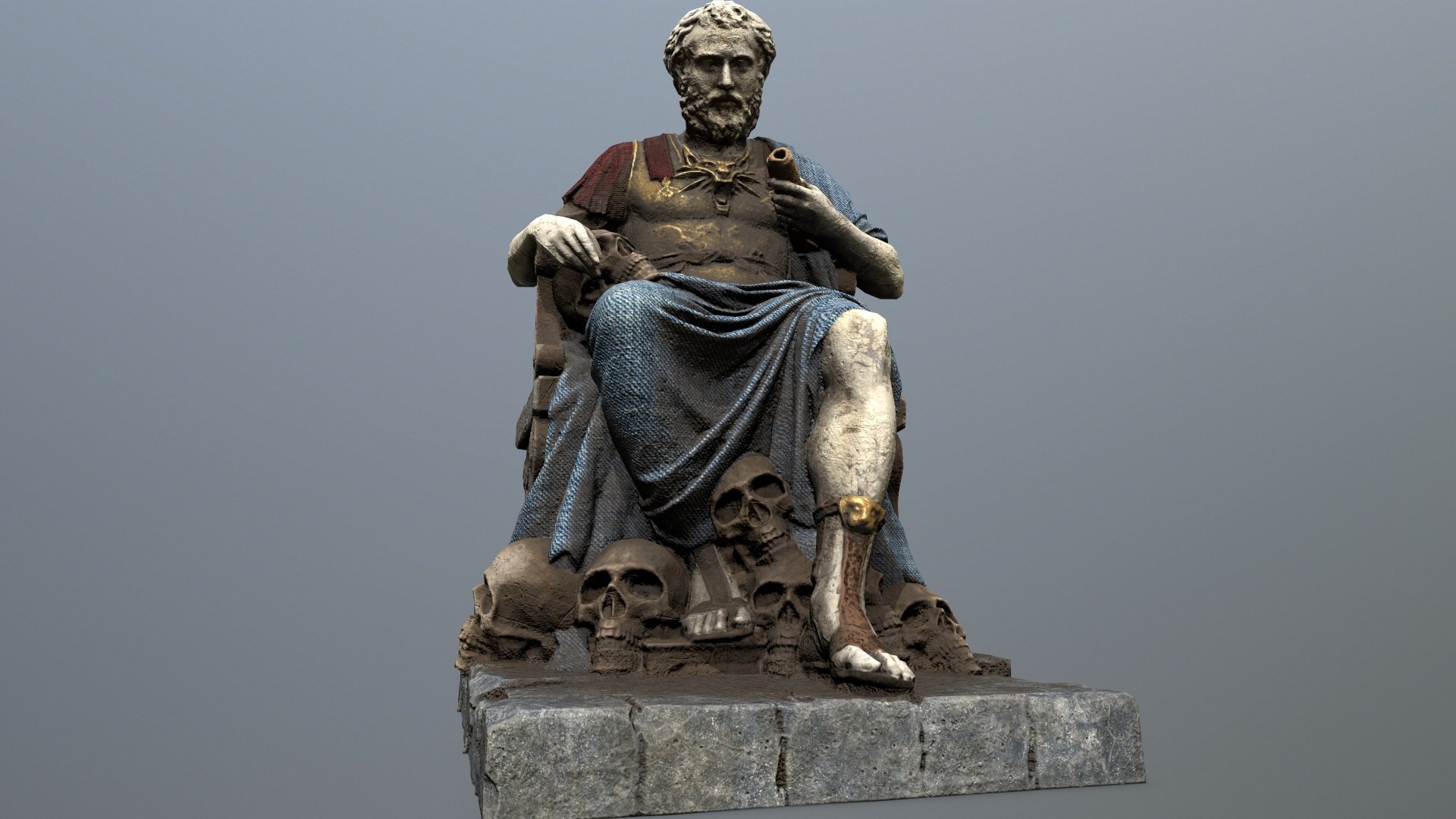 Man Statue 3D Model - TurboSquid 2054682
