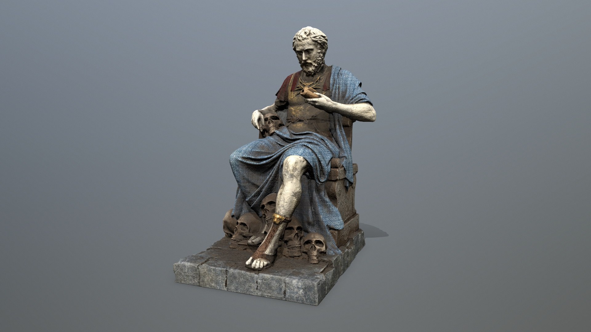 Man Statue 3D Model - TurboSquid 2054682