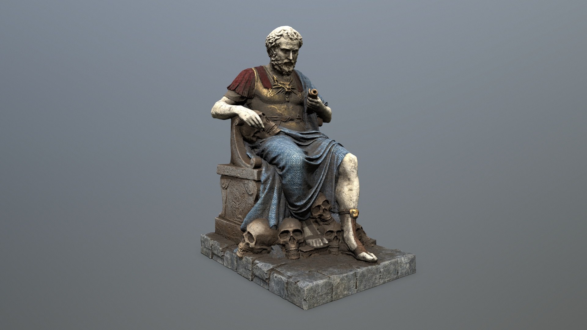 Man Statue 3D Model - TurboSquid 2054682
