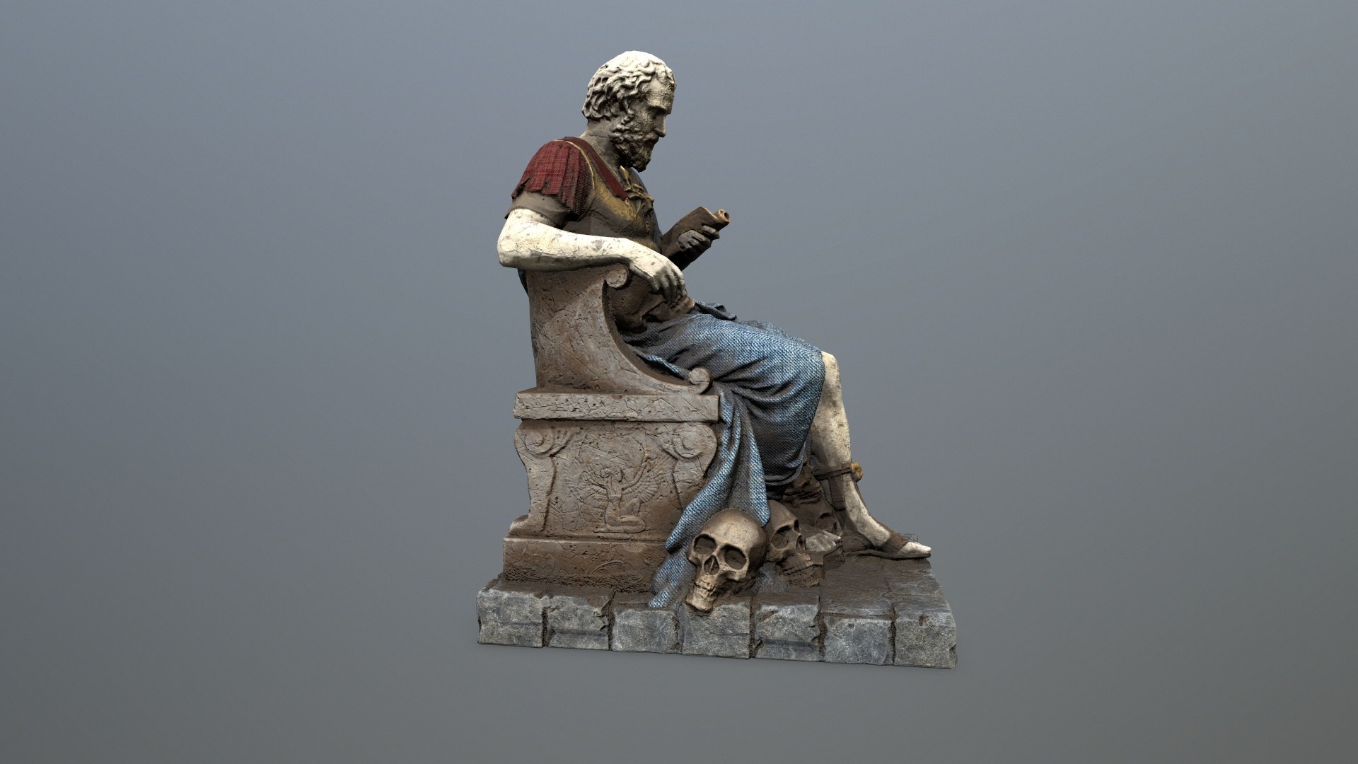 Man Statue 3D Model - TurboSquid 2054682