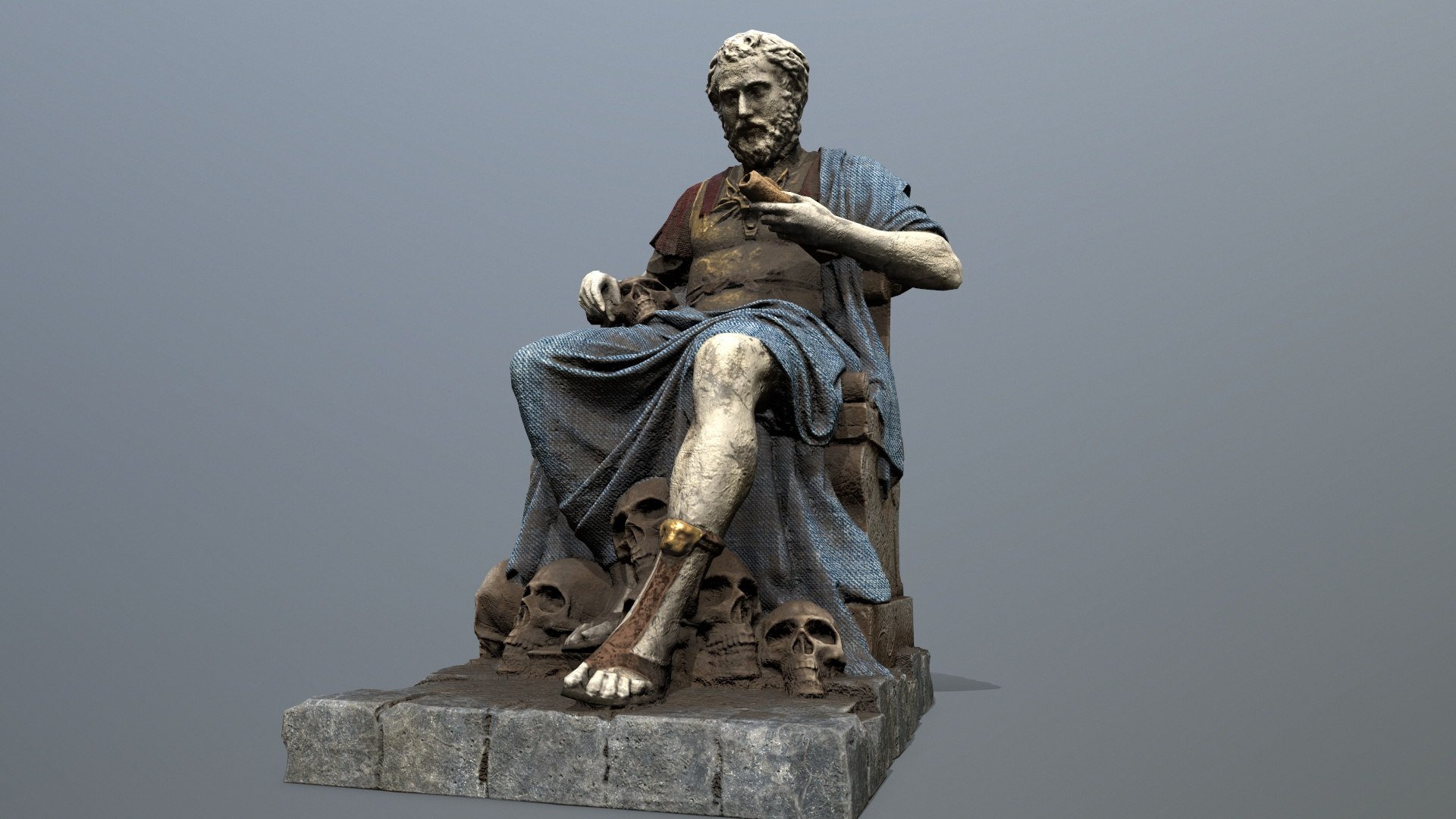 Man Statue 3D Model - TurboSquid 2054682