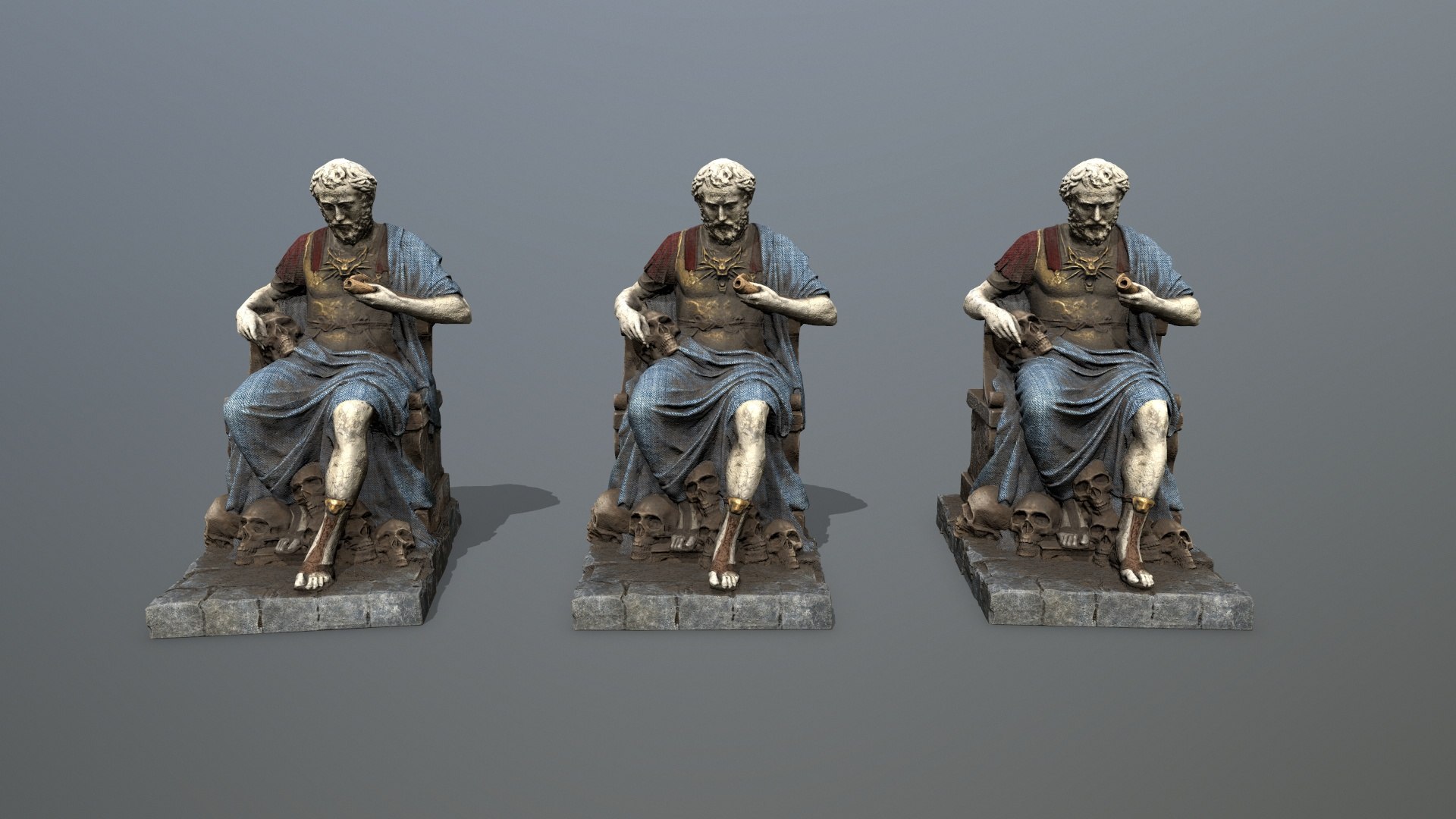 Man Statue 3D Model - TurboSquid 2054682