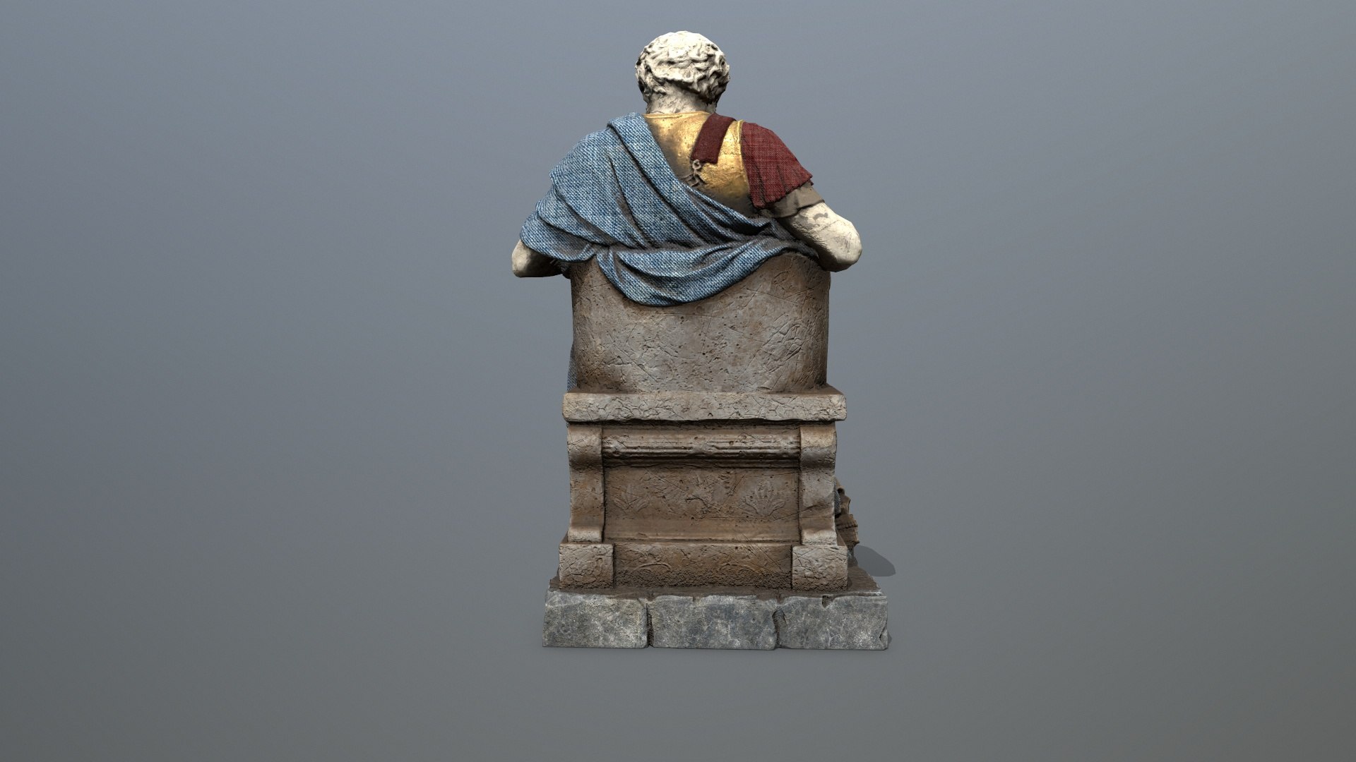 Man Statue 3D Model - TurboSquid 2054682