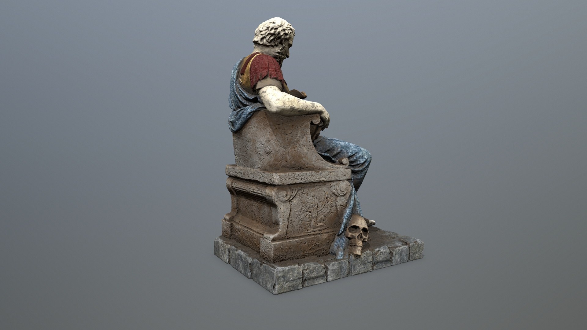 Man Statue 3D Model - TurboSquid 2054682