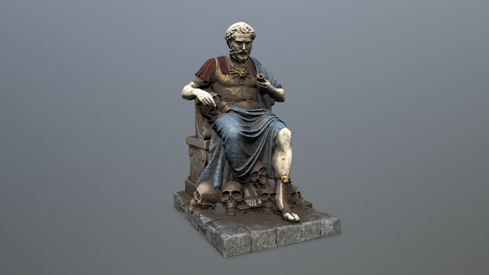 Man Statue 3D Model - TurboSquid 2054682