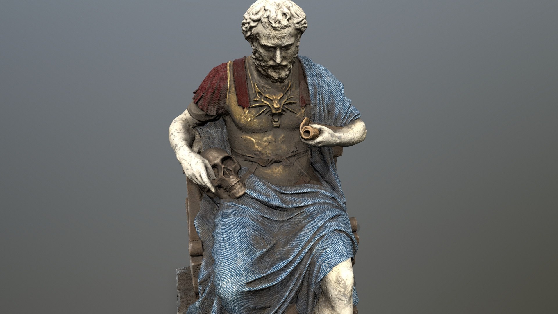 Man Statue 3D Model - TurboSquid 2054682