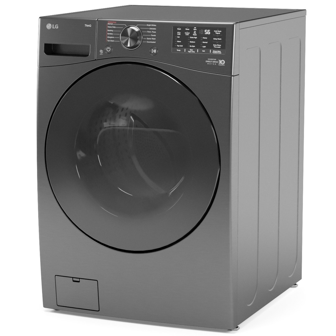 3D LG Washing Machine Model - TurboSquid 2433269