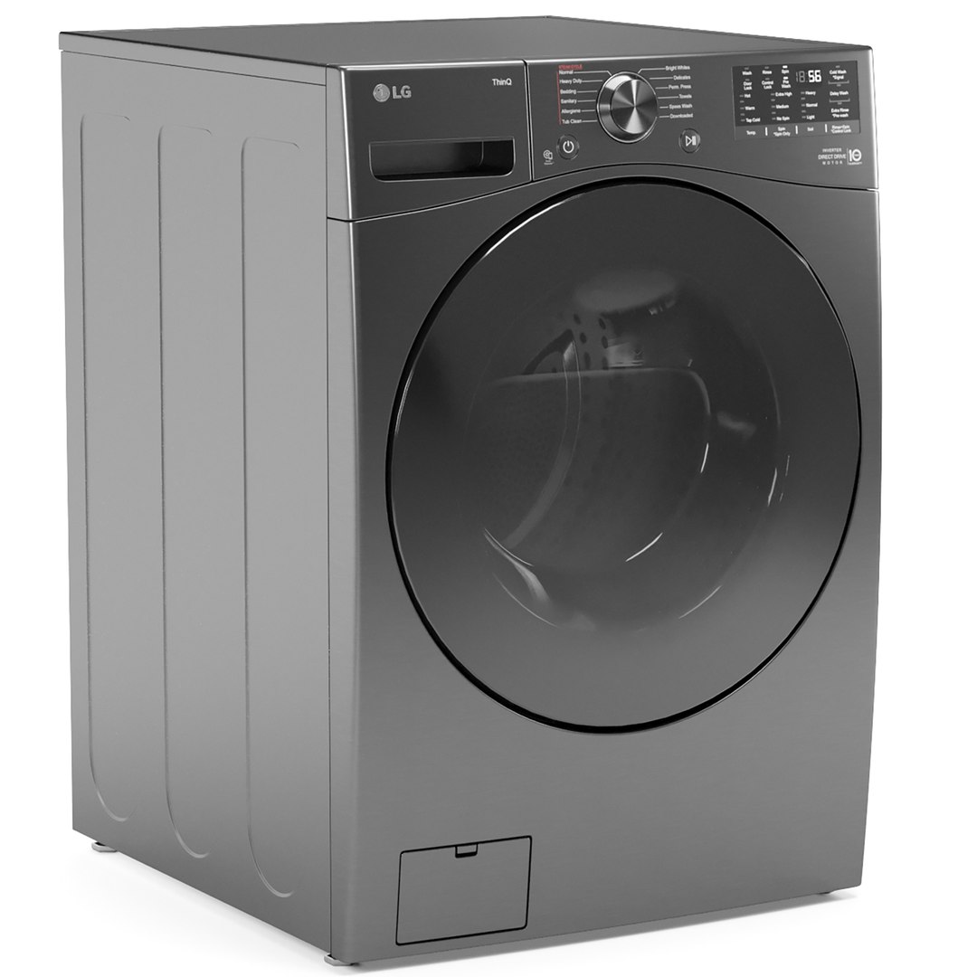 3D LG Washing Machine Model - TurboSquid 2433269