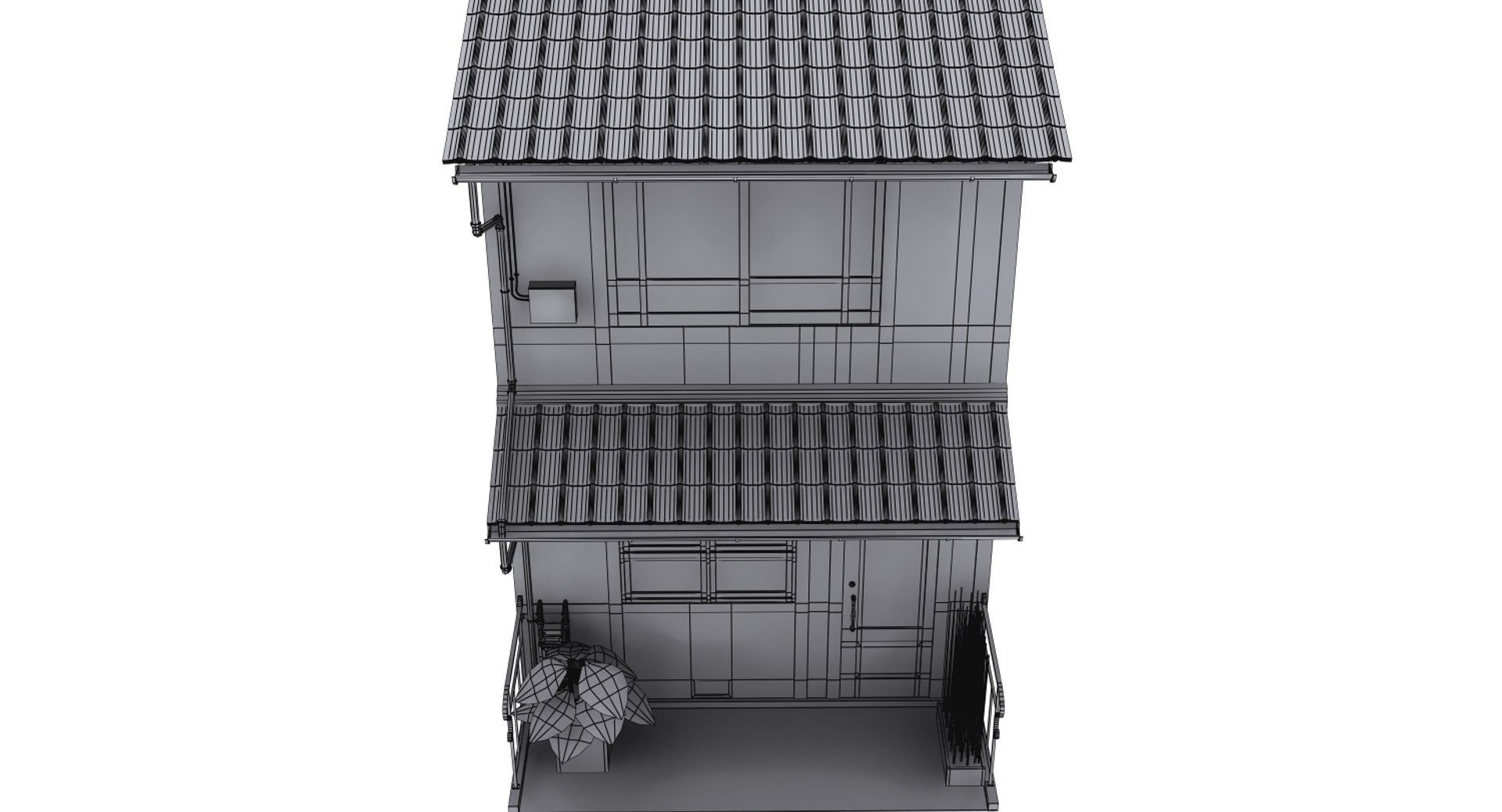 Old Building Model - TurboSquid 1389697