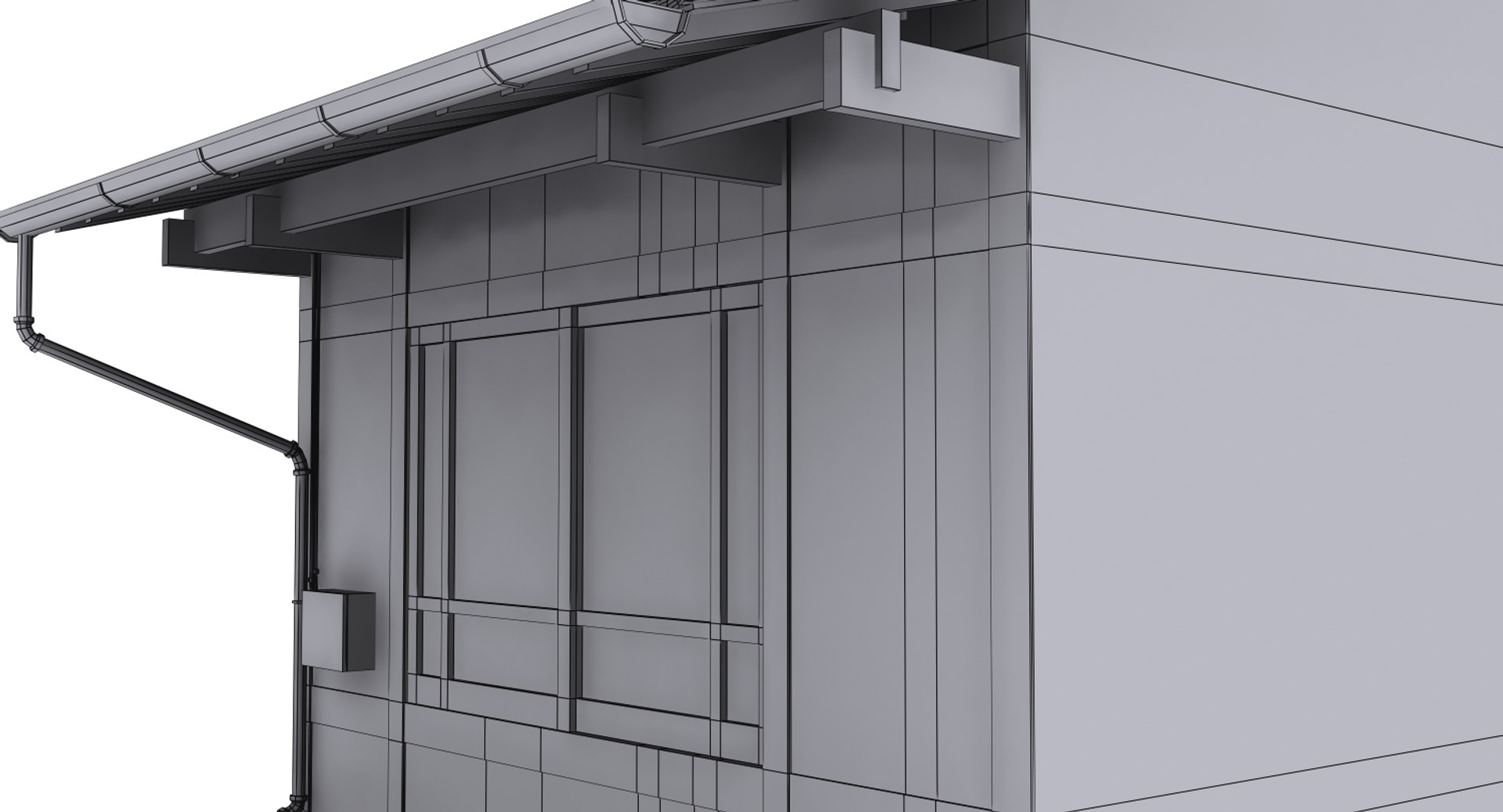 Old Building Model - TurboSquid 1389697