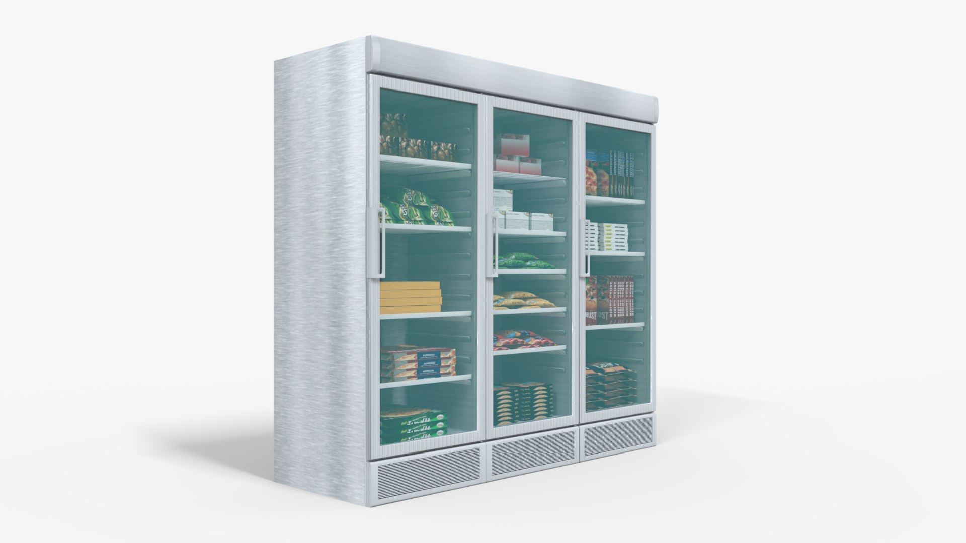Supermarket Fridge Collection 3D Model - TurboSquid 2348553