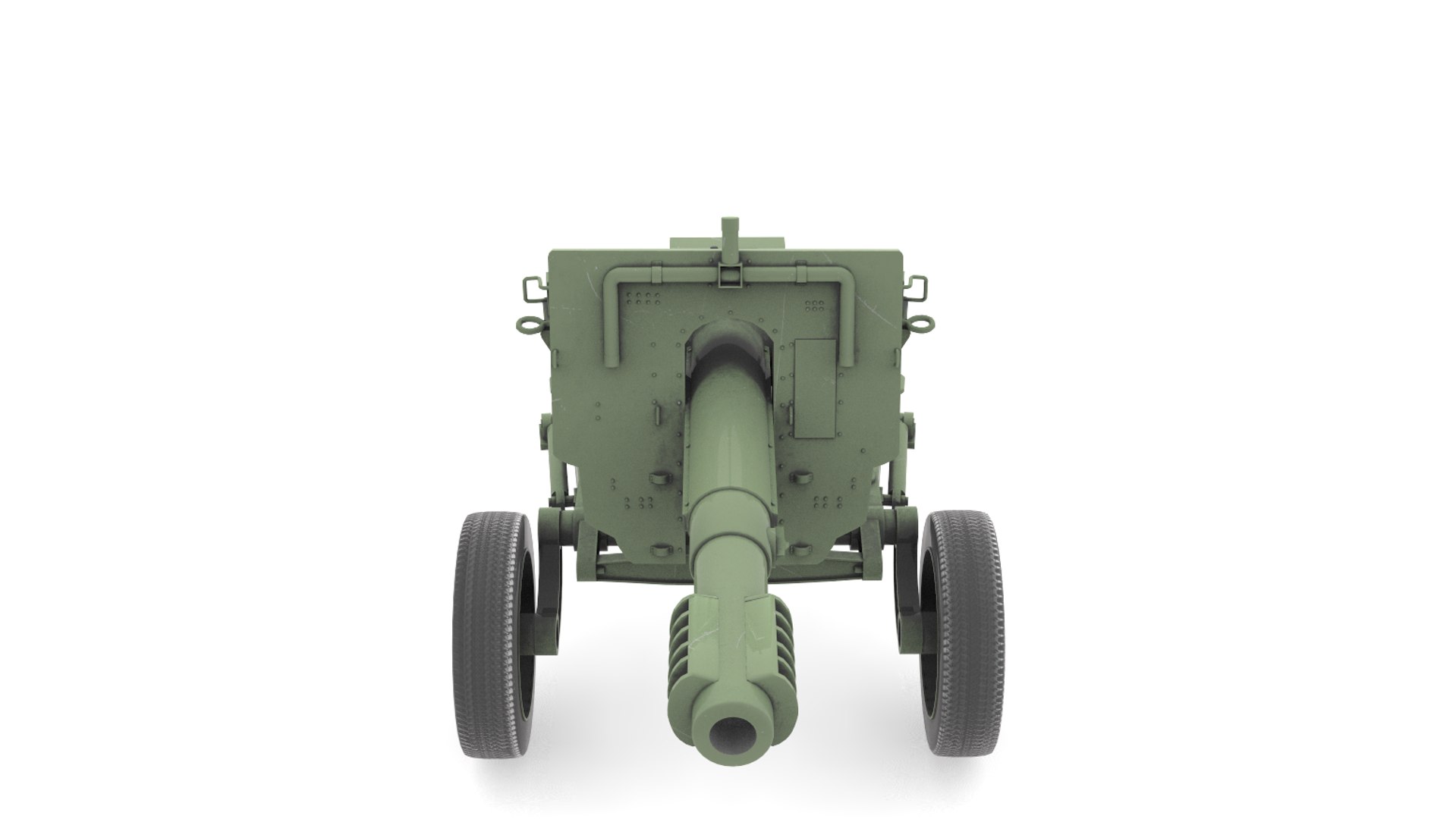 3D Model OTO Melara Mod 56 105mm - TurboSquid 2150597