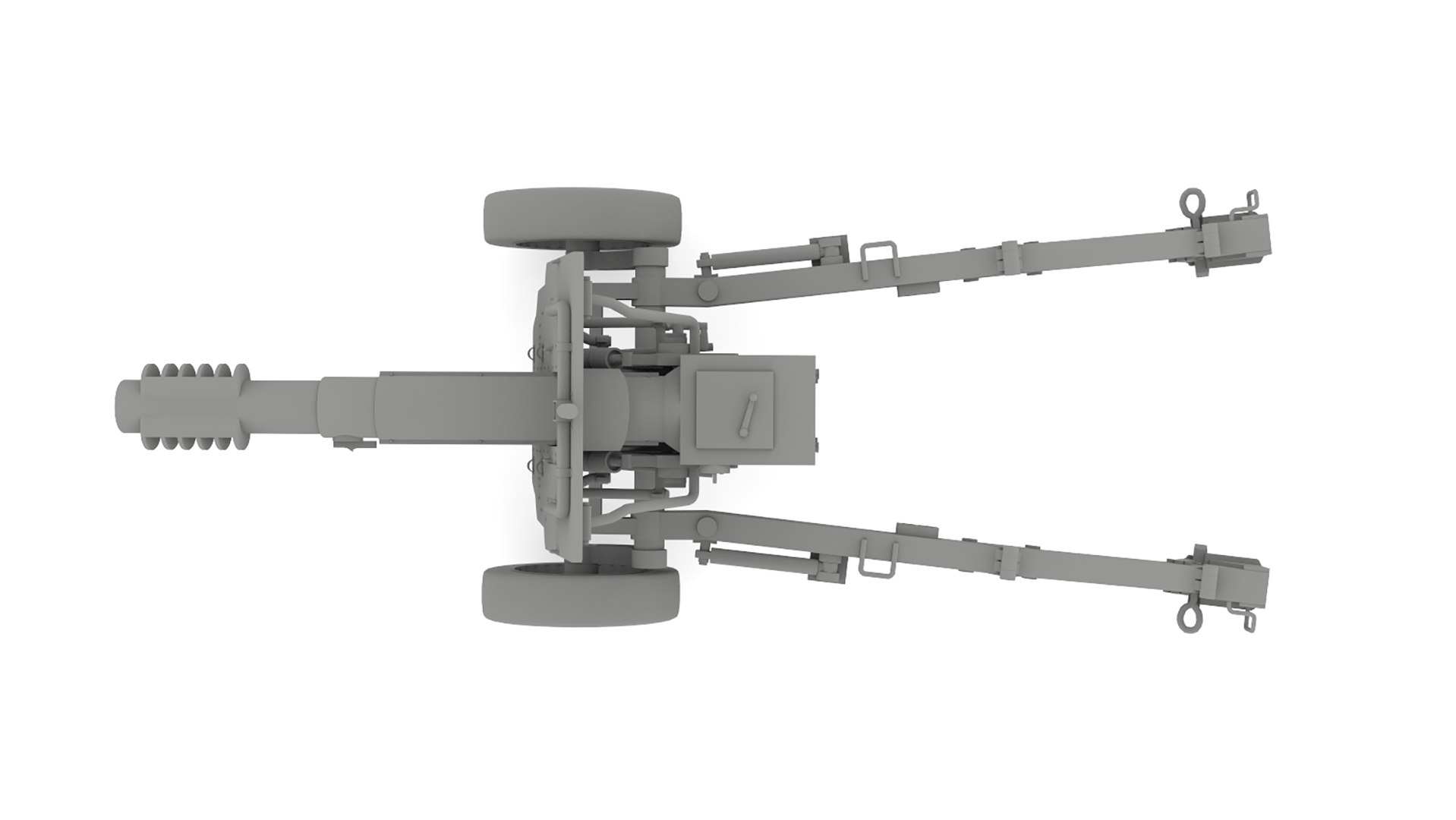 3D model OTO Melara Mod 56 105mm - TurboSquid 2150597