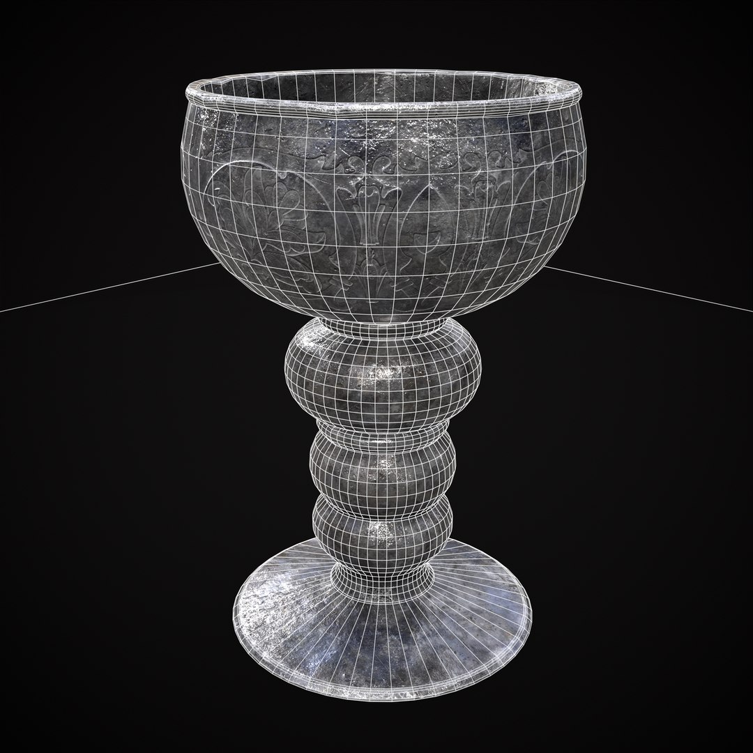 3D Model Iron Goblet - TurboSquid 2092313