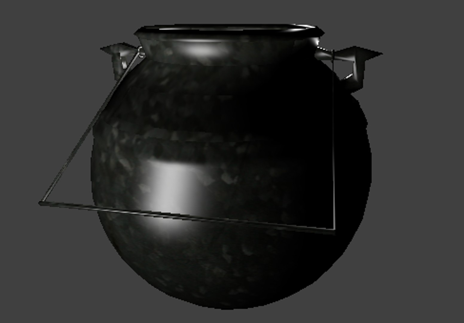 3d Model Of Medieval Kettle
