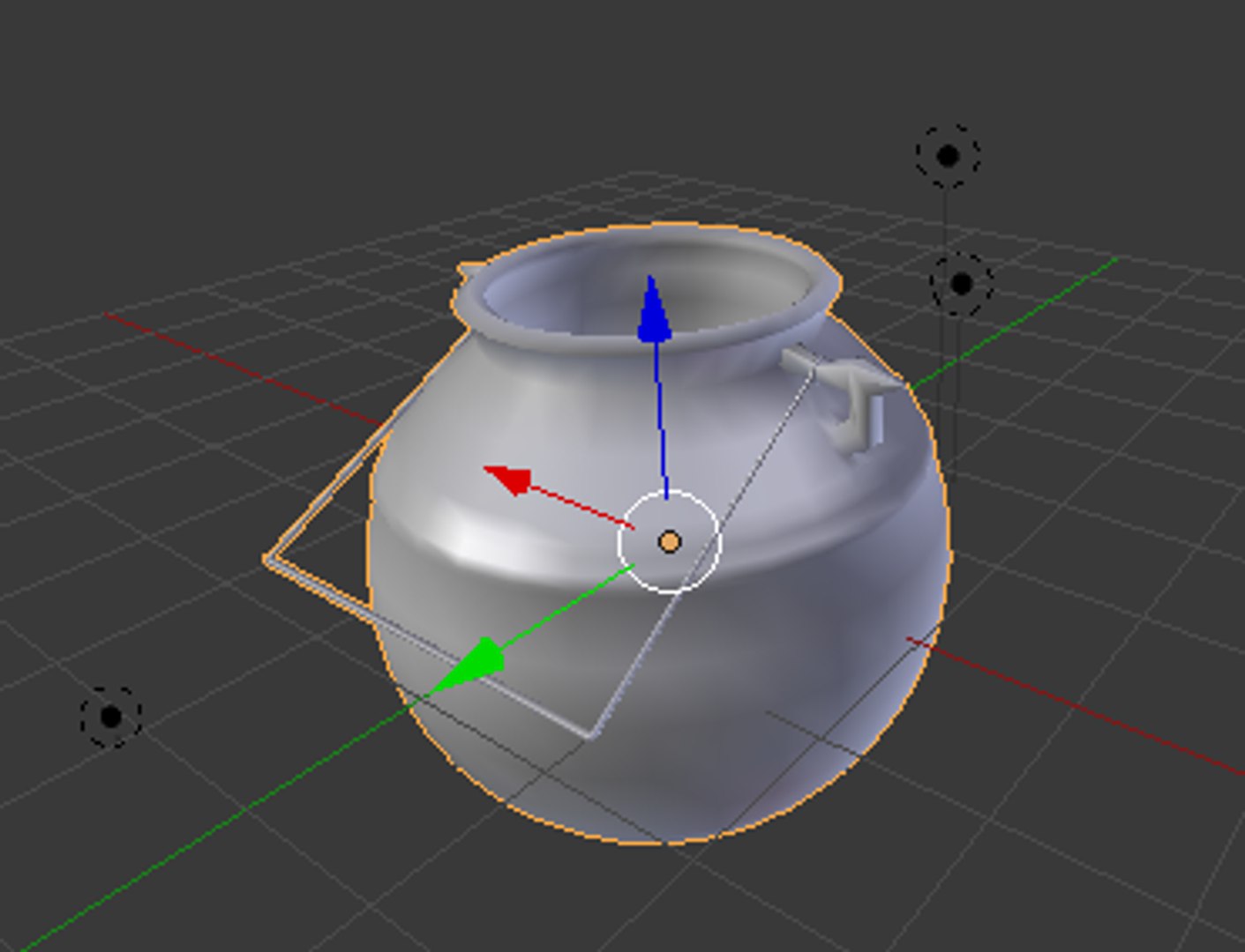 3d Model Of Medieval Kettle