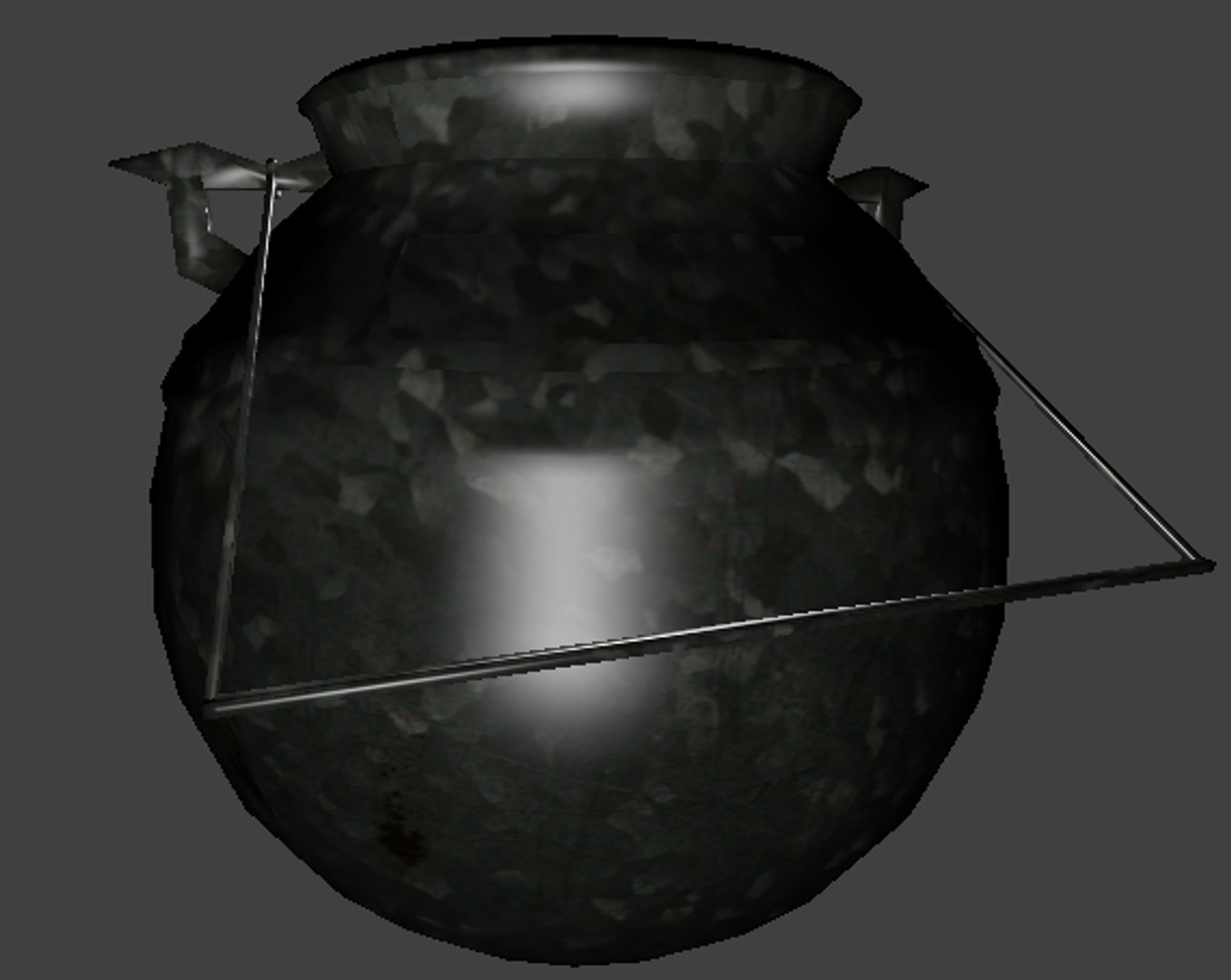 3d Model Of Medieval Kettle