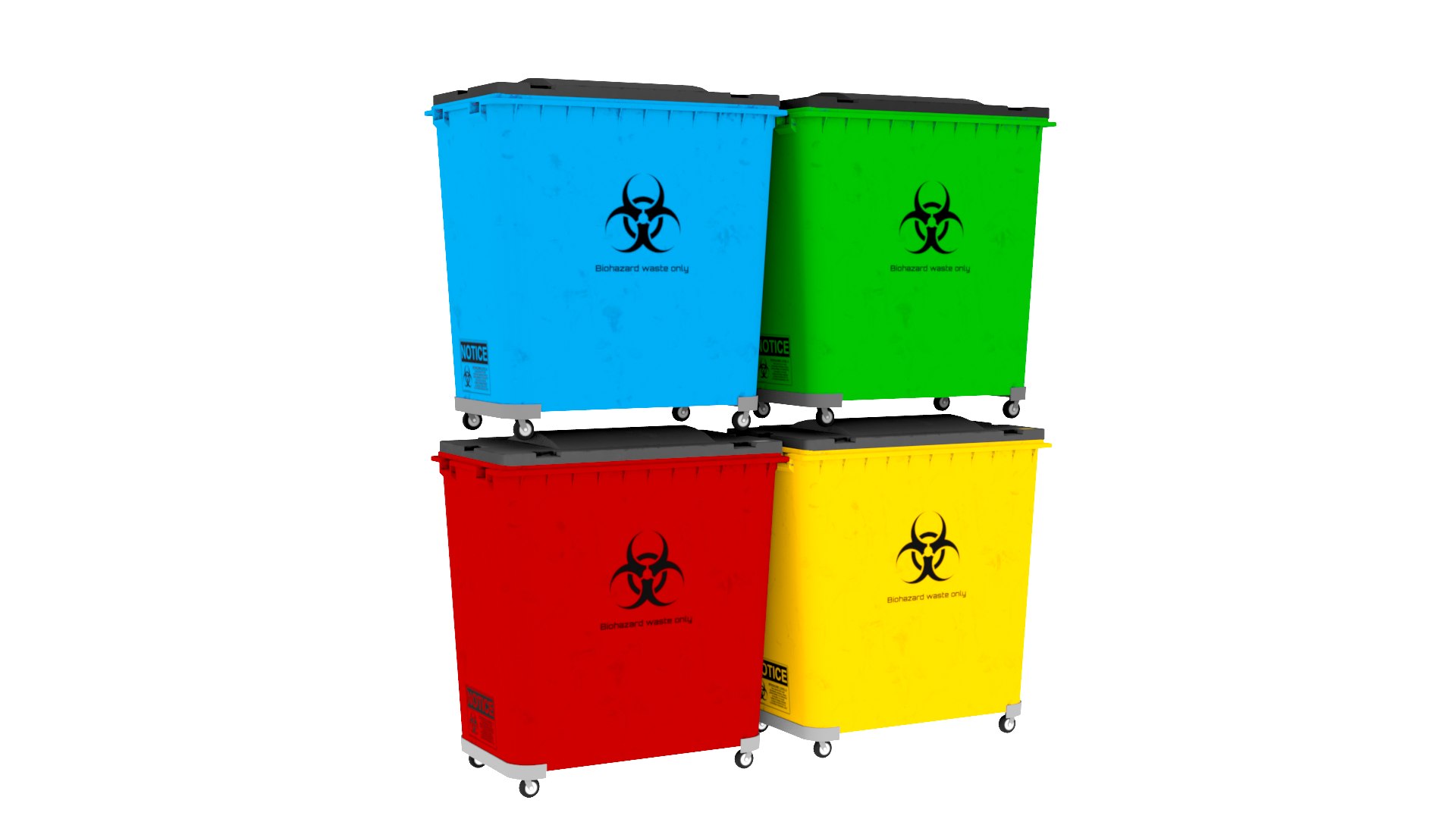 3D Biohazard Container - TurboSquid 2377364