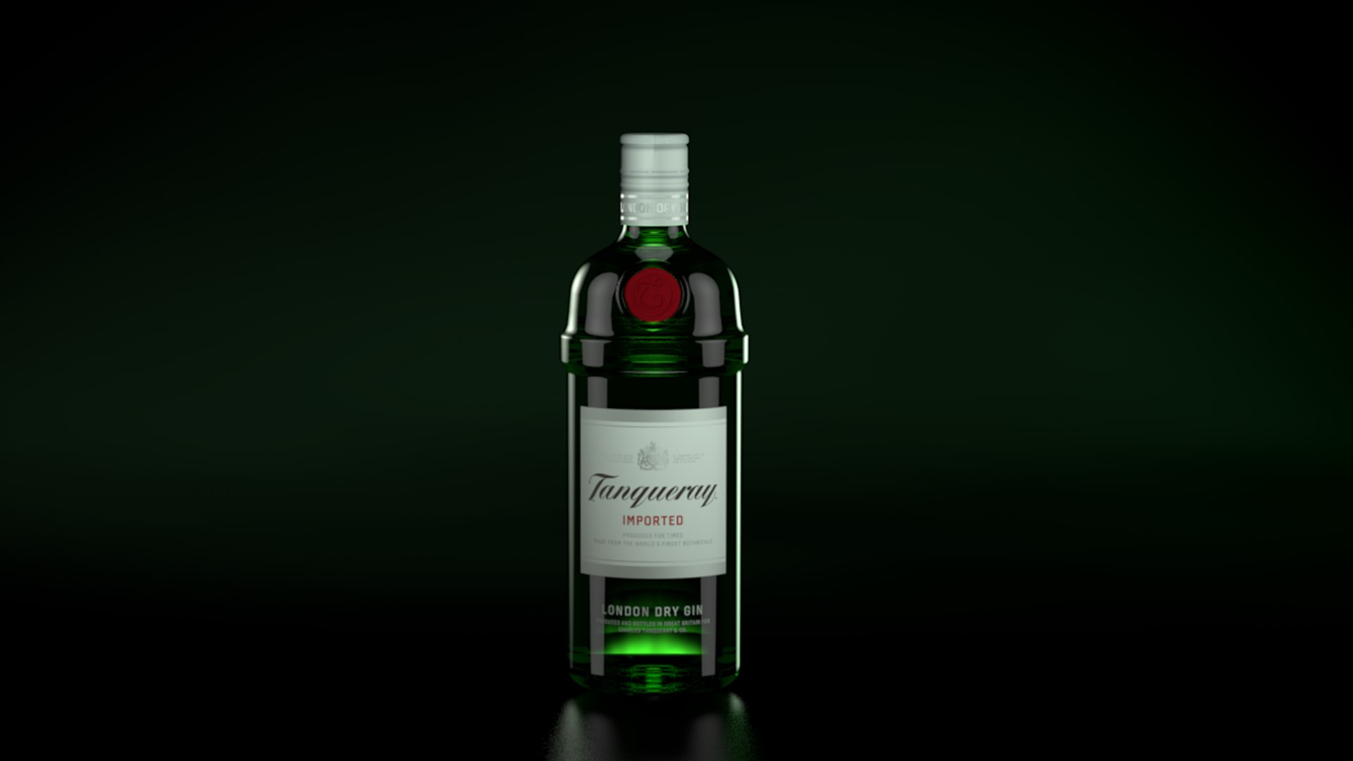 Tanqueray London Dry Modelo 3D - TurboSquid 1570027