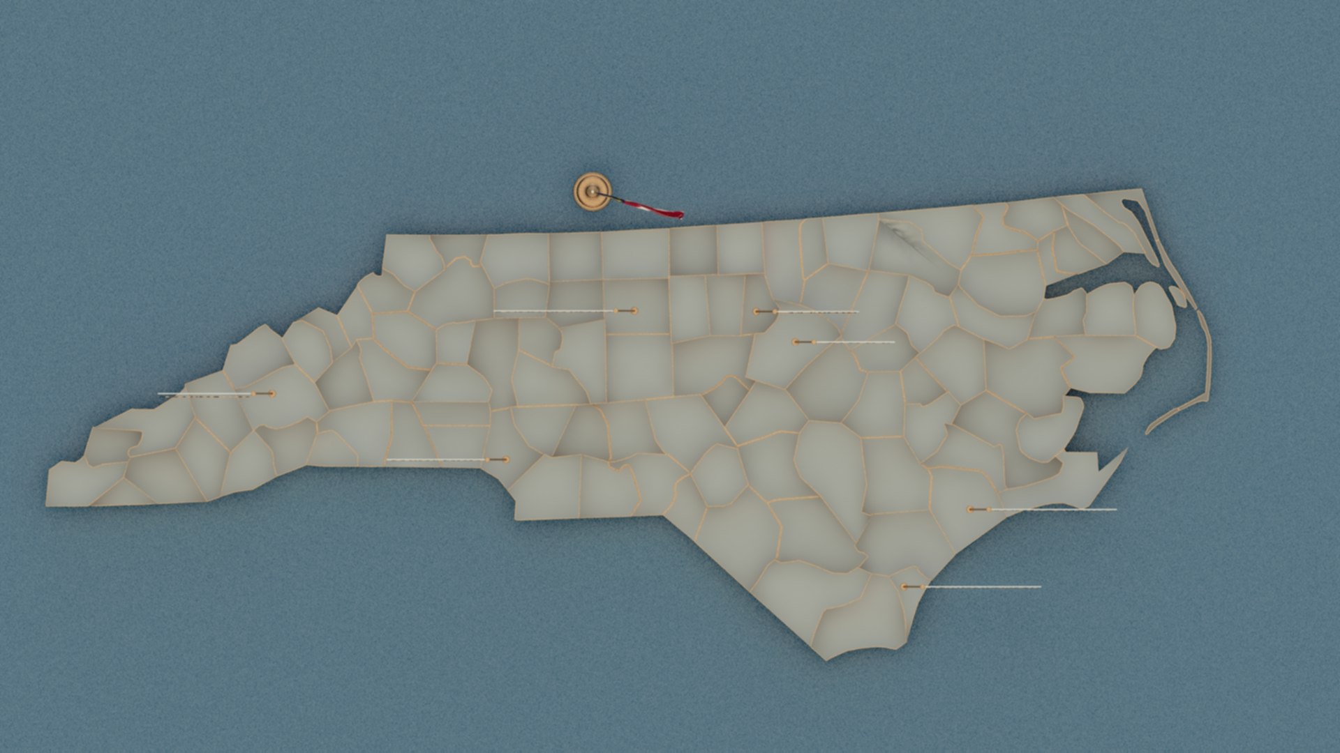 3D Model North Flag - TurboSquid 1703371