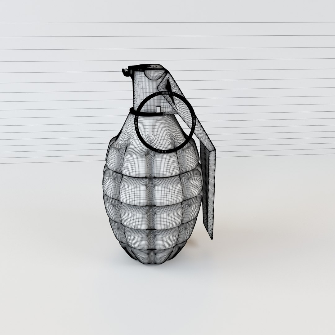 Fragmentation Grenade 3D Model - TurboSquid 1593962