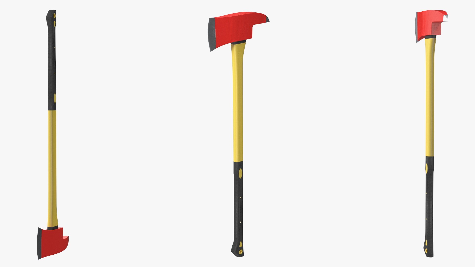 3D Fireman Axe With Plastic Handle New Model - TurboSquid 2180385