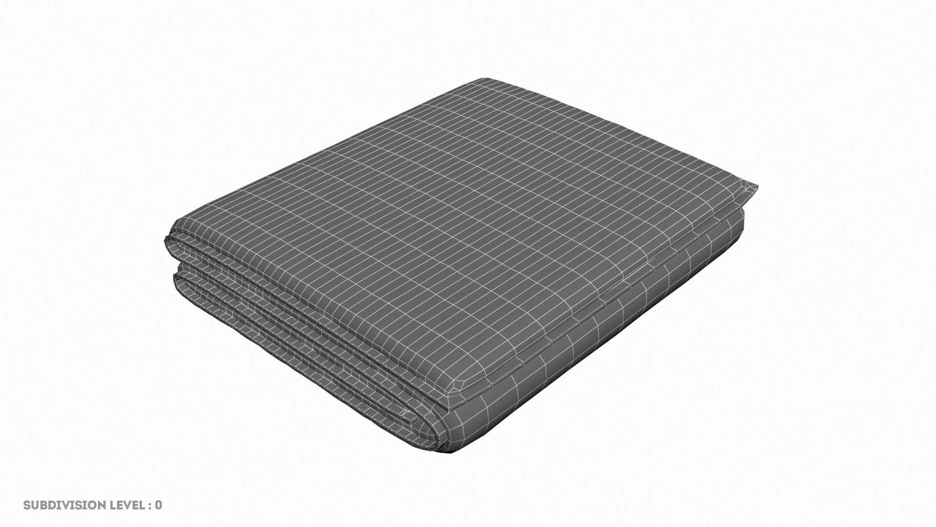 Folded rug 3D model - TurboSquid 1485745